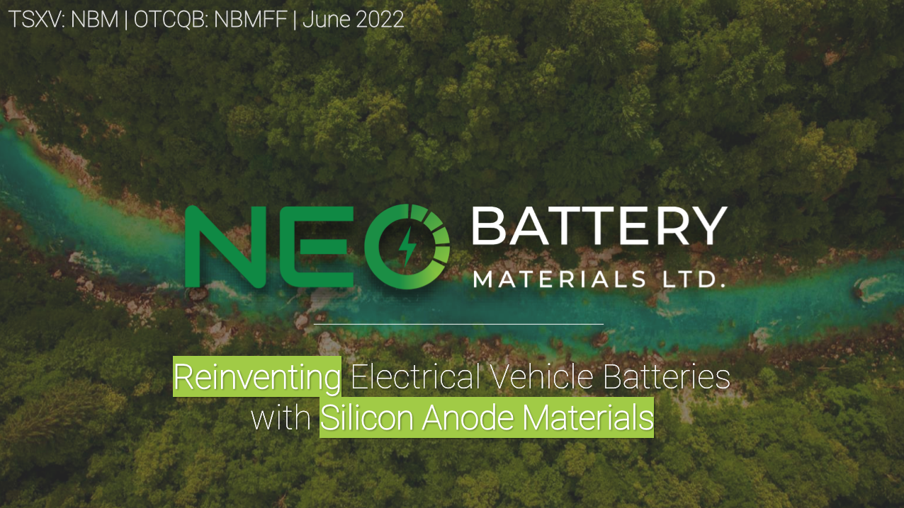 NEO Battery Materials Ltd. | Silicon-Based Hybrid Anode in the Battery ...